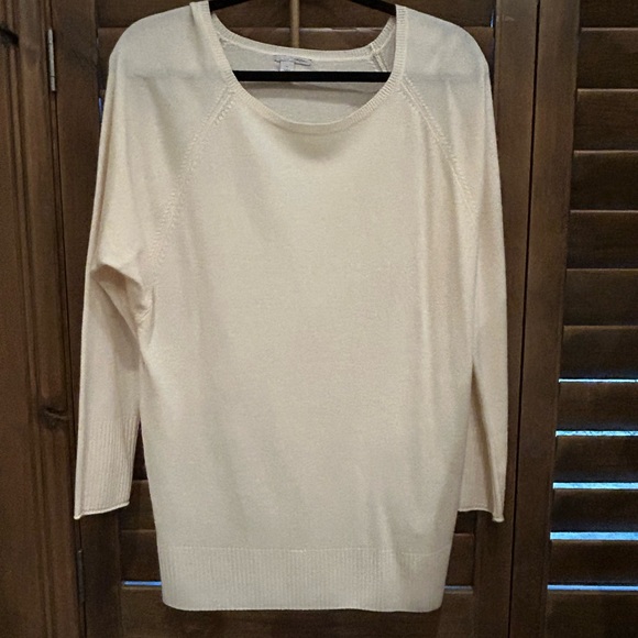 Halogen | Sweaters | Halogen Tunic Sweater In Ivory Size M Soft And ...
